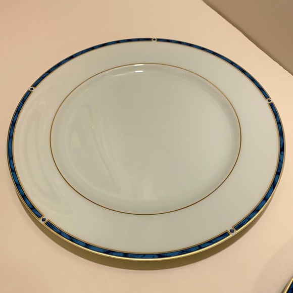 Bernardaud | Dining | Bernardaud Limoges Gemme Blue Dinner Plates Set ...